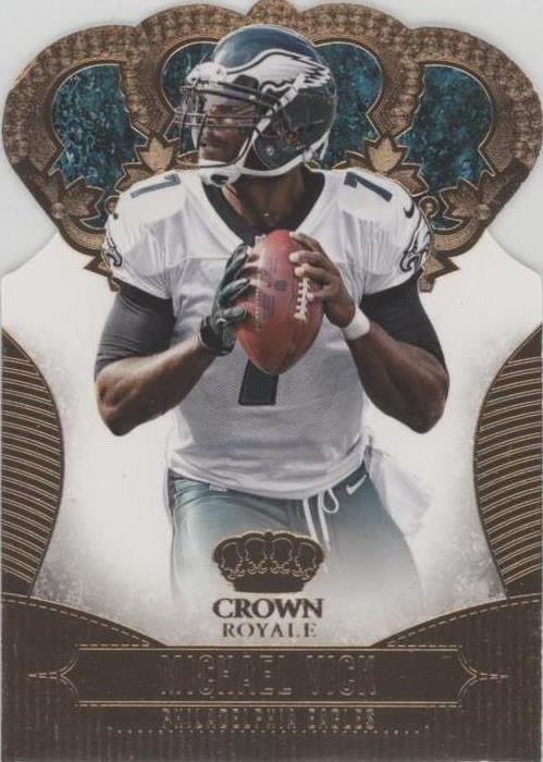 2013 Panini Crown Royale - Michael Vick #69 Bronze Die-Cut Crown for ...