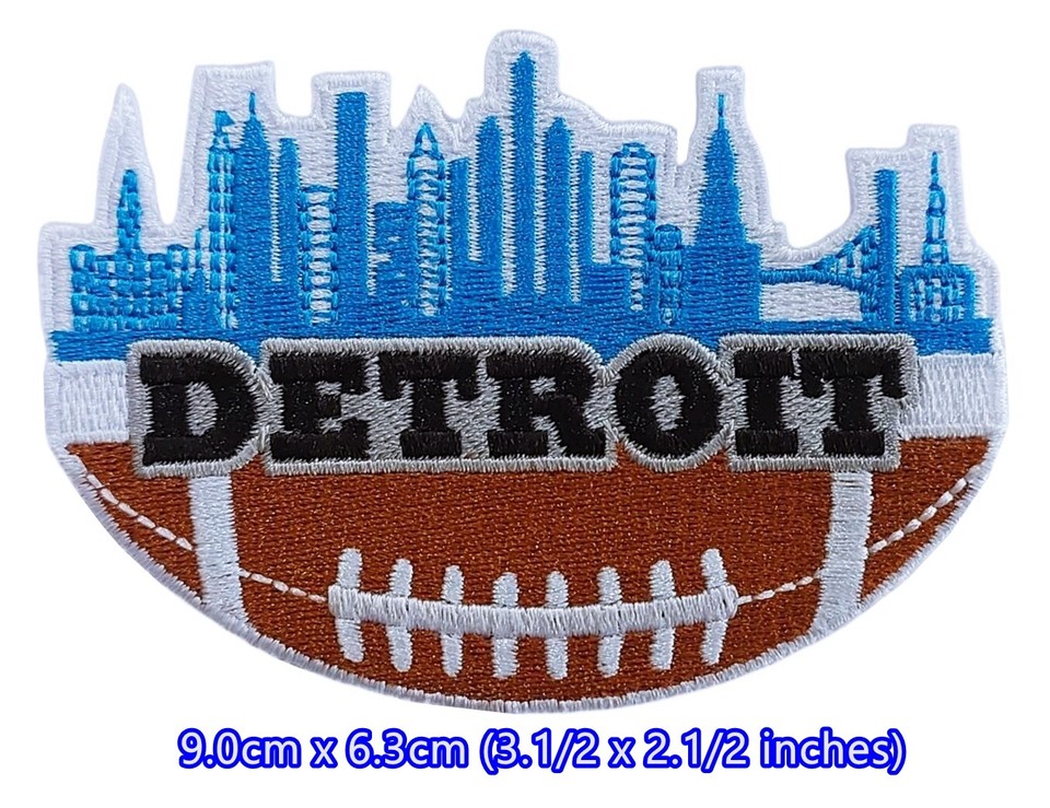 Detroit-Lions Football Embroidery Patches Iron,Sew (Select options ...