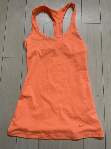 Nike Dri-Fit Orange Sports Fitted Singlet (Size: Ladies X Small) | eBay