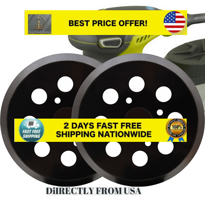 2 Pack 5" Hook and Loop Replacement Sander Pad for Ryobi RS290, RS241 ...