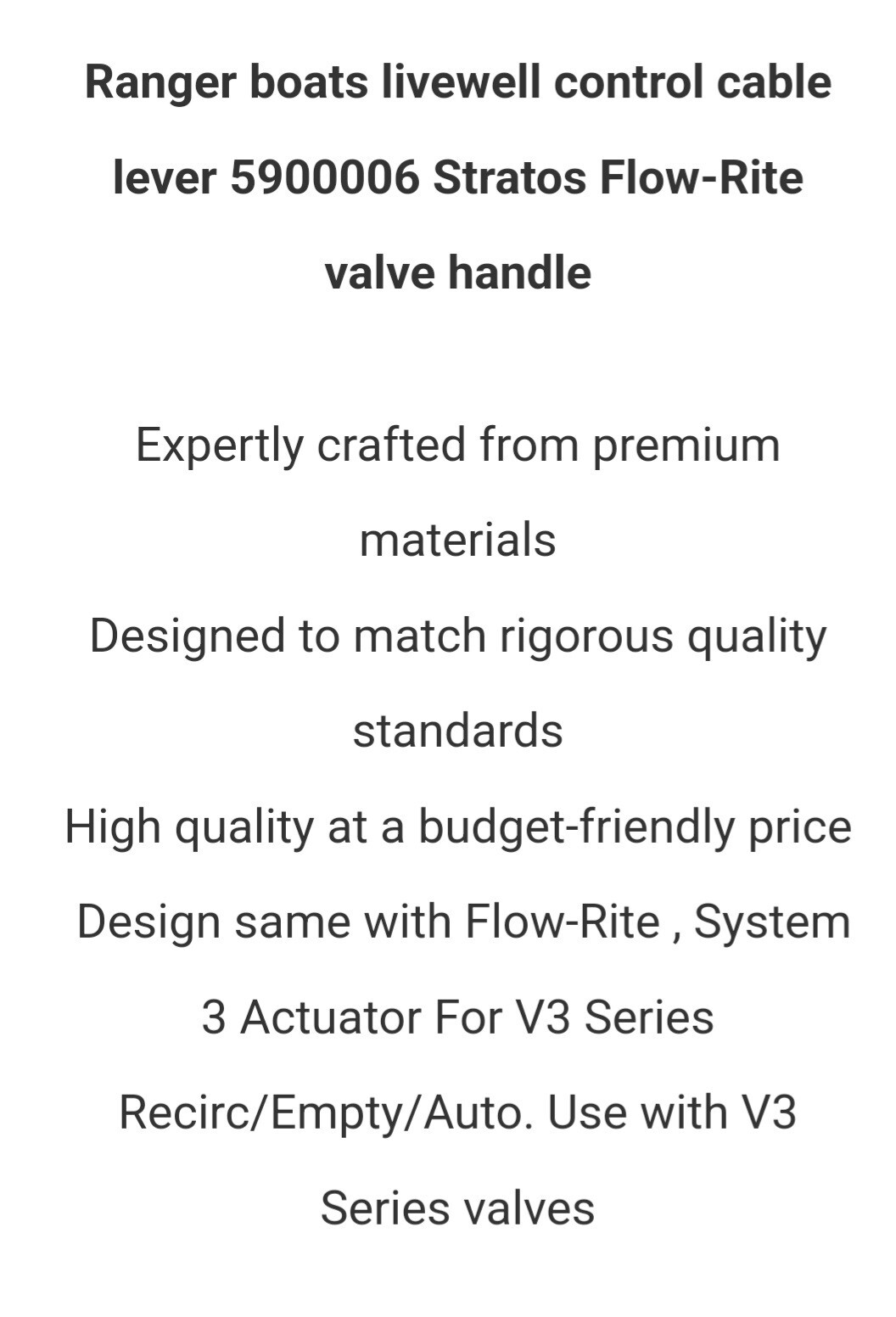 Flow-Rite Livewell Control Valve Acutator 5900006 C091a for sale online ...