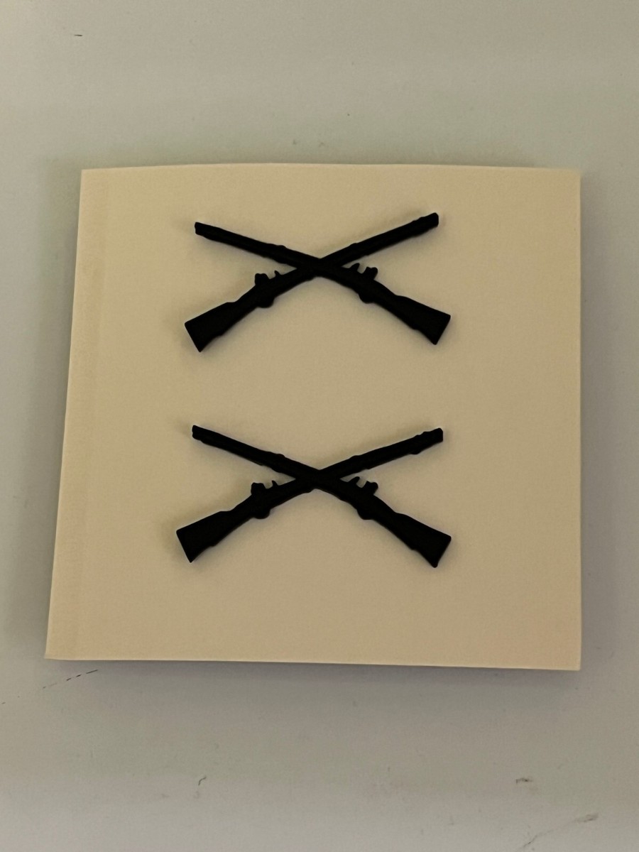Crossed Rifles Infantry Branch Insignia