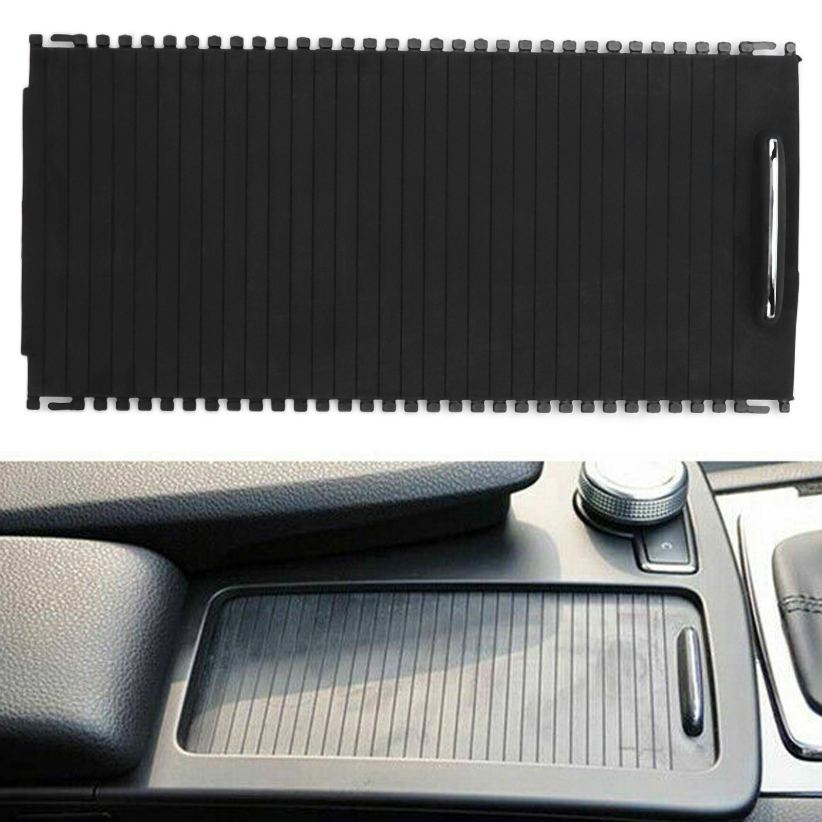 Center Console Slide Roller Cup Holder Blind Cover 0468076079051 Fit ...