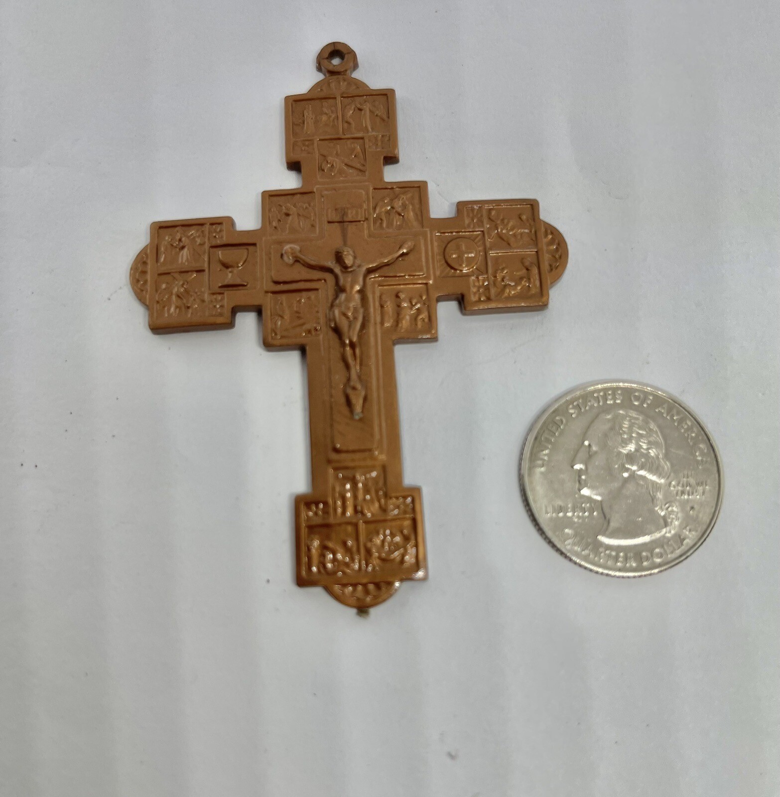 Vintage Lucite Plastic National Shrine of St. Anthony Cross from New ...