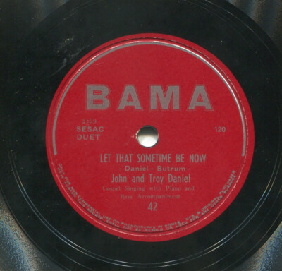 JOHN & TROY DANIEL (Jesus Loves Me) COUNTRY GOSPEL 78 RPM RECORD | eBay