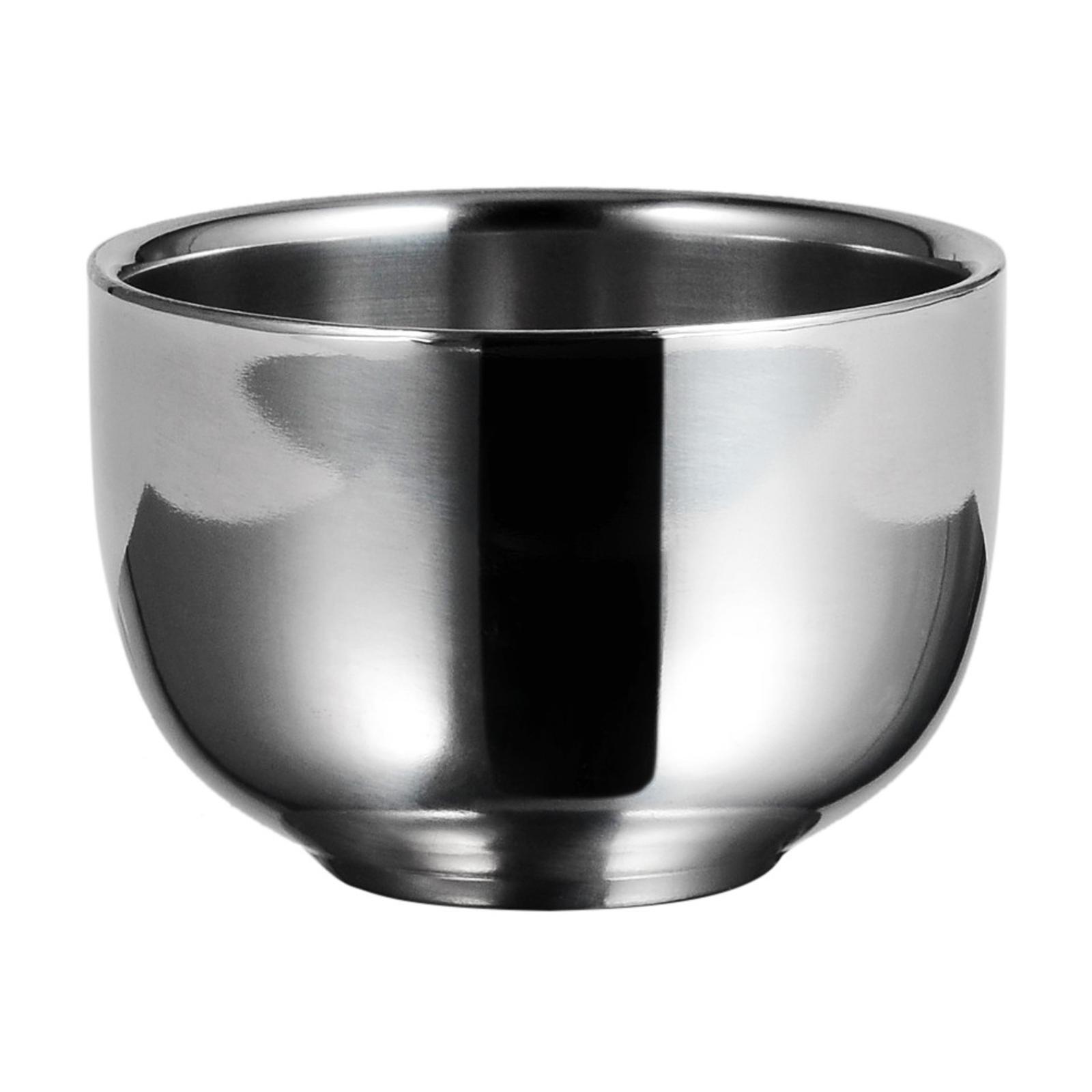Shaving Bowl Stainless Steel Shaving Mug for Father Him Valentines Day ...