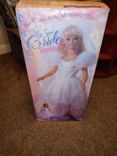 My Size Bride 1994 Barbie Doll 74299120527| eBay