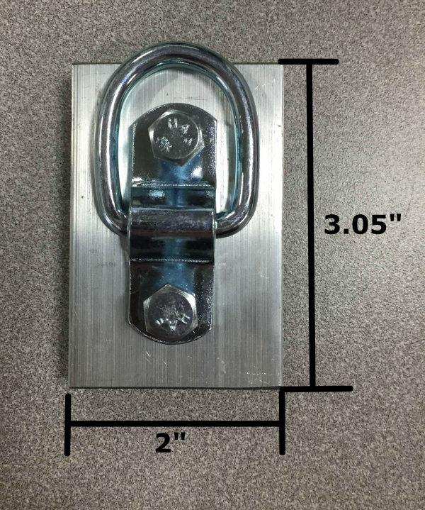 4x D-Rings for Trailer Slide Channels AmeraLite Mission SnoPro Triton ...