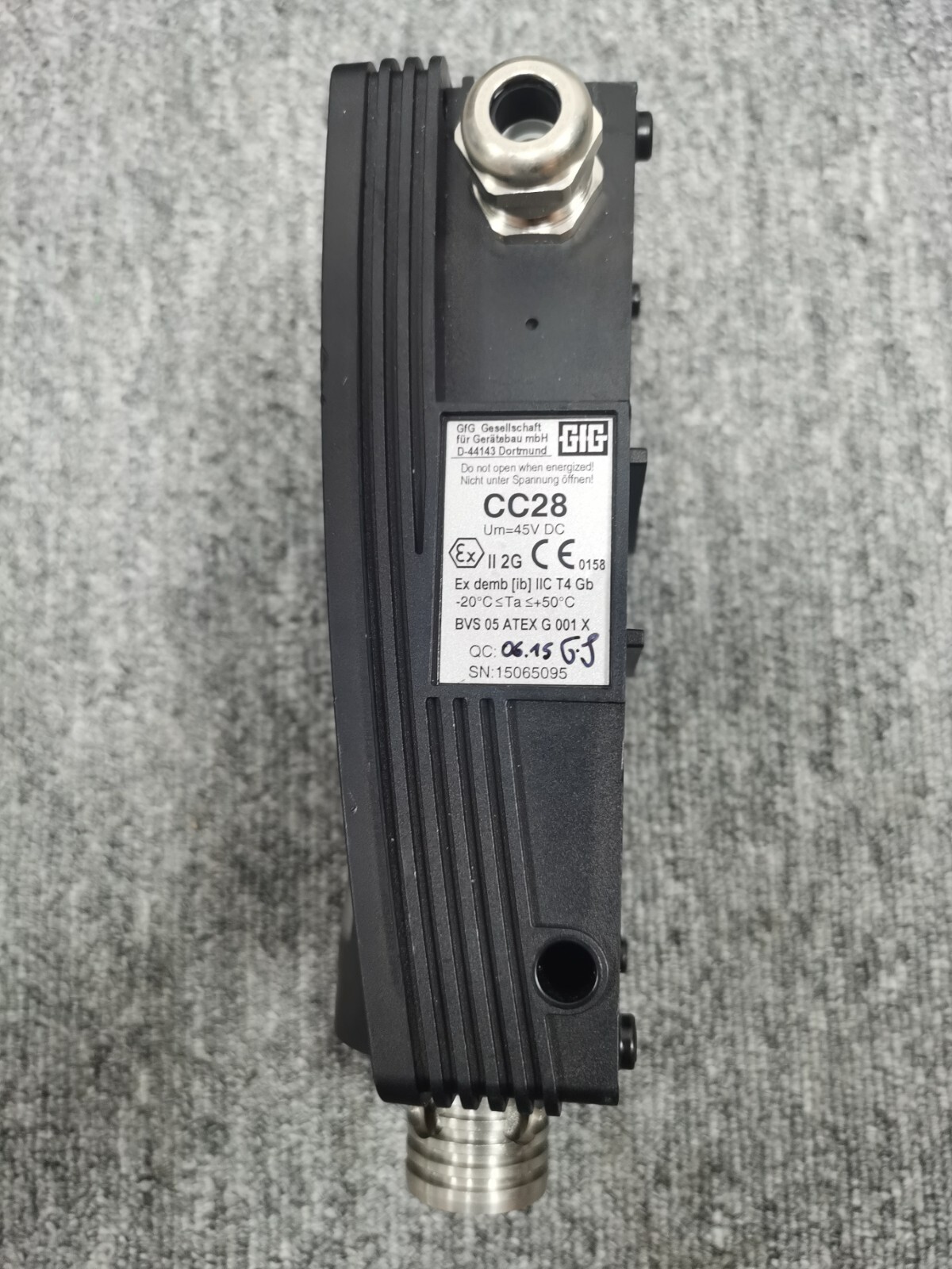 GfG CC28 Transmitter BVS 05 ATEX G 001 X for sale online | eBay