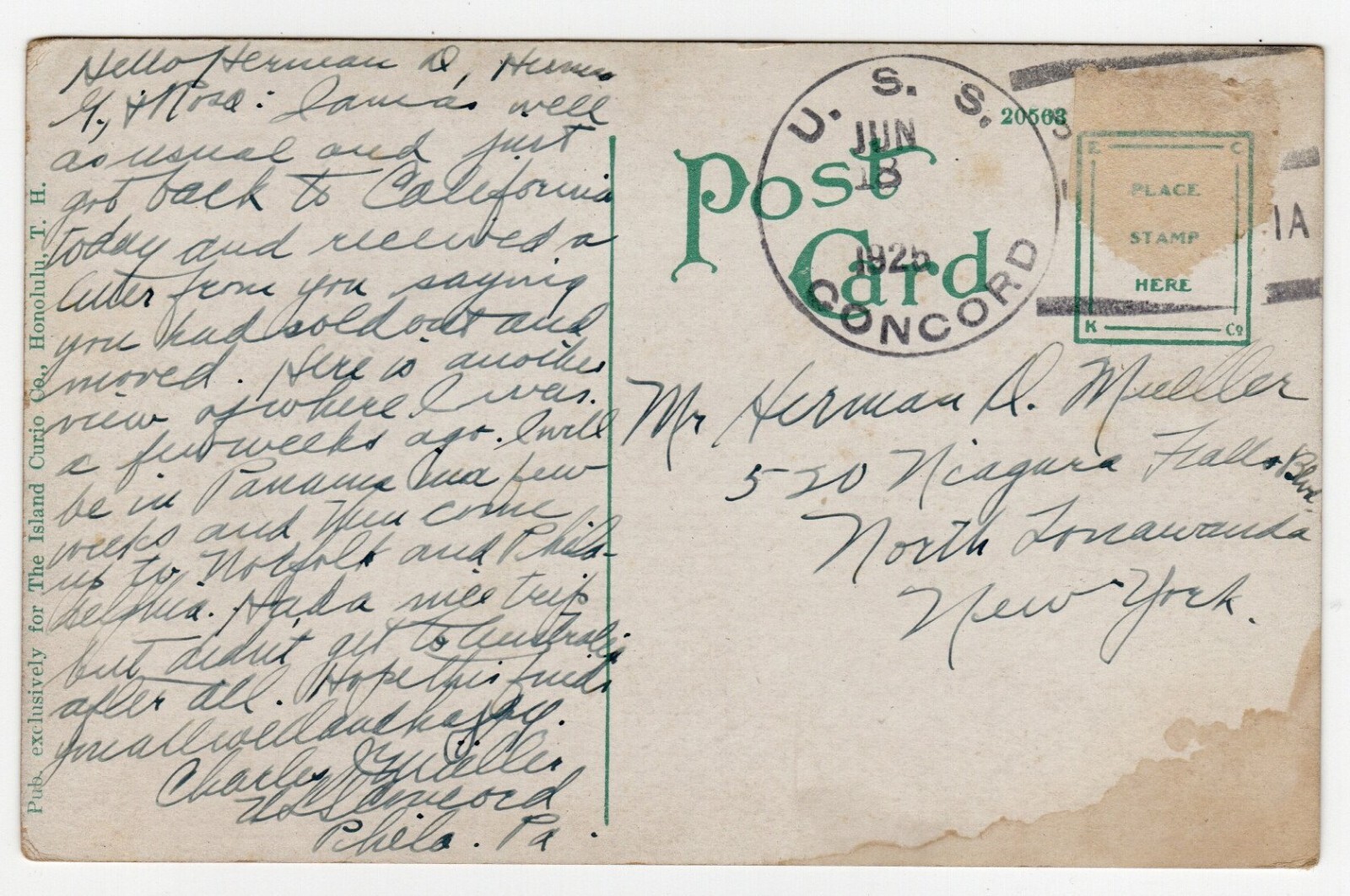 Diamond Head From Punch Bowl Honolulu Hawaii Divided Back Postcard ...