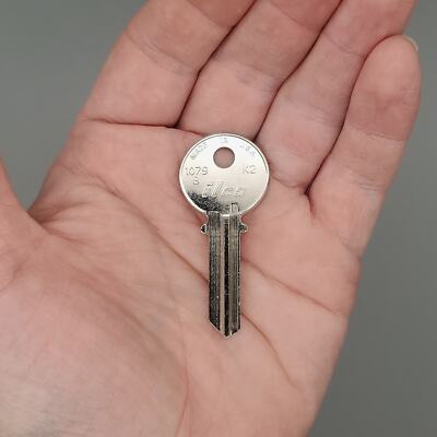10x Ilco 1079B / K2 Key Blanks Keil Atlas Ansonia Nickel Plated NOS | eBay