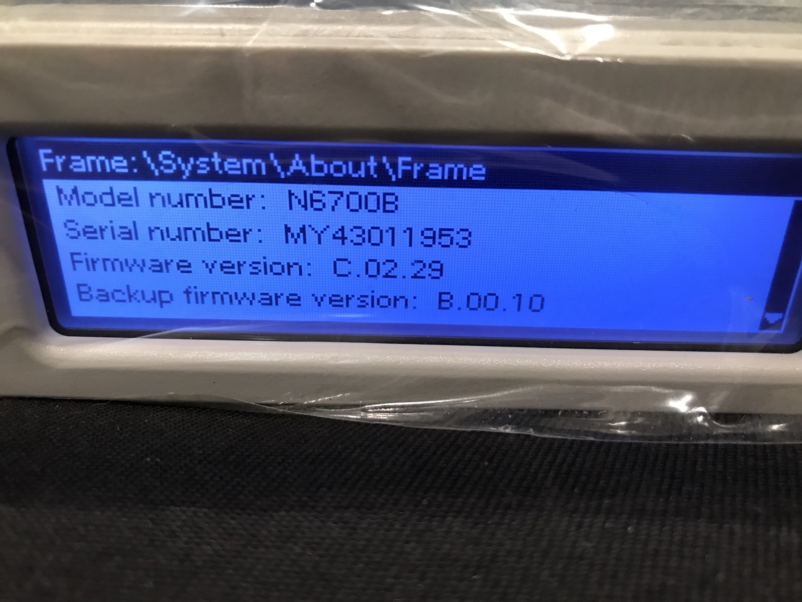 Agilent / Keysight N6700B MPS Power Supply Mainframe With 2 x N6744B 0 ...