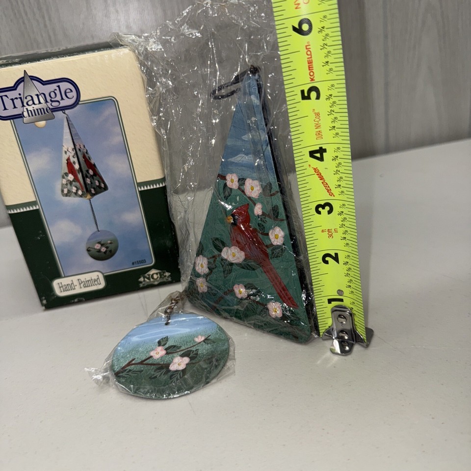 Cardinal Triangle Chime 11" Metal Wind Chime NCE #15503 | eBay