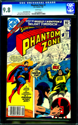 PHANTOM ZONE #1 CGC 9.8 SUPERMAN Bronze Age MARVEL COMICS 1982 | eBay