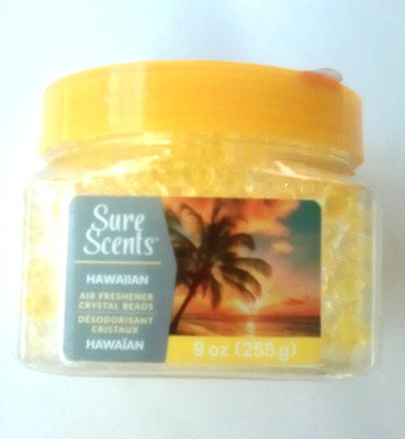 1 Pack Sure Scents Hawaiian Air Freshener Crystal Gel Beads 9 oz NEW | eBay