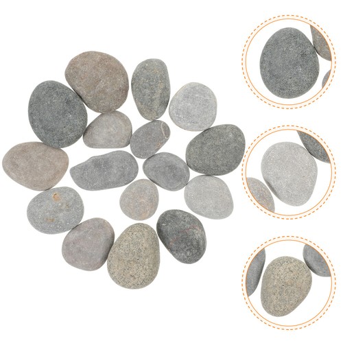 16 Pcs River Rocks Plants Large River Rocks River Rocks Painting | eBay UK