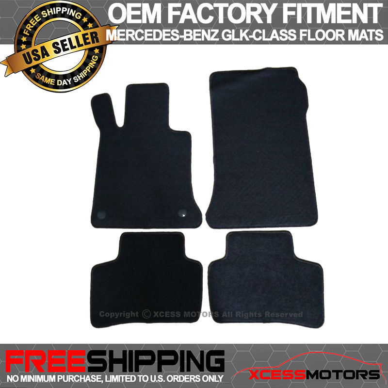 Fits 10-15 Mercedes-Benz GLK Class 4-Door OE Factory Floor Mats Carpet ...