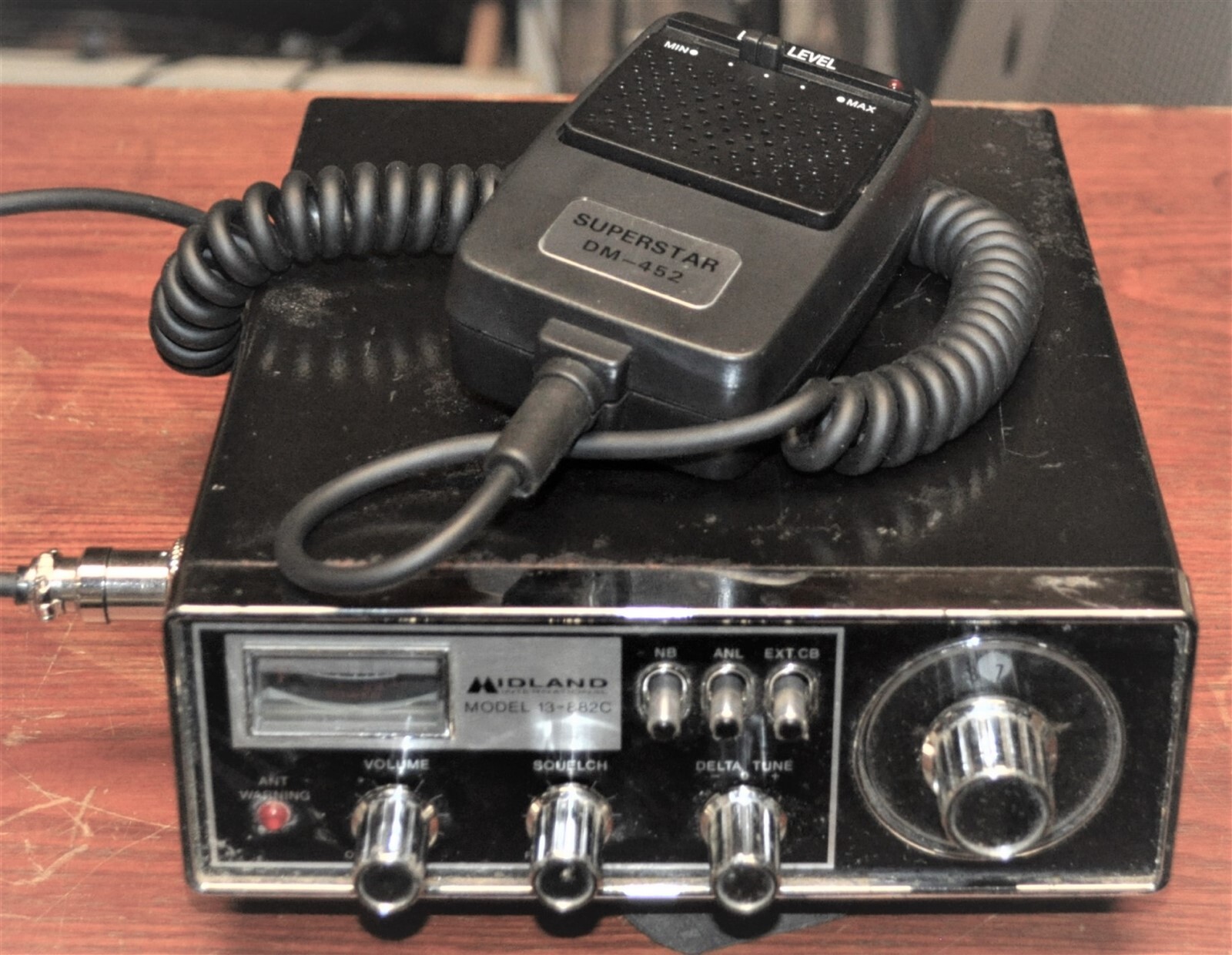 MIDLAND MODEL 13-882C- 23 CHANNEL CB RADIO WITH NEW MIC COMMERCIAL ...