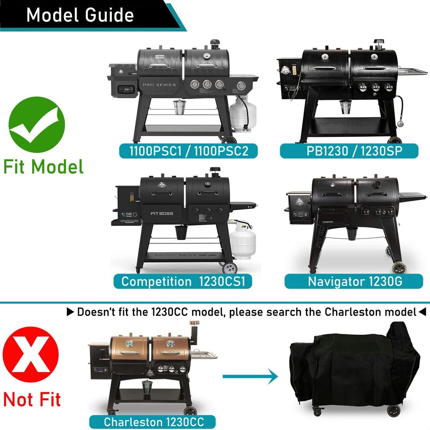 Grill Cover for Pit Boss Pro Series Triple-Function Combo Grill ...