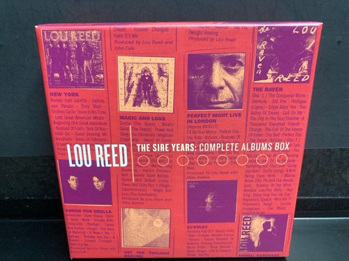 Lou Reed - The Sire Years: Complete Albums 8-CD Box Set | eBay