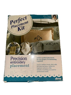 Perfect Placement Kit, Machine Embroidery Templates for Linens and ...