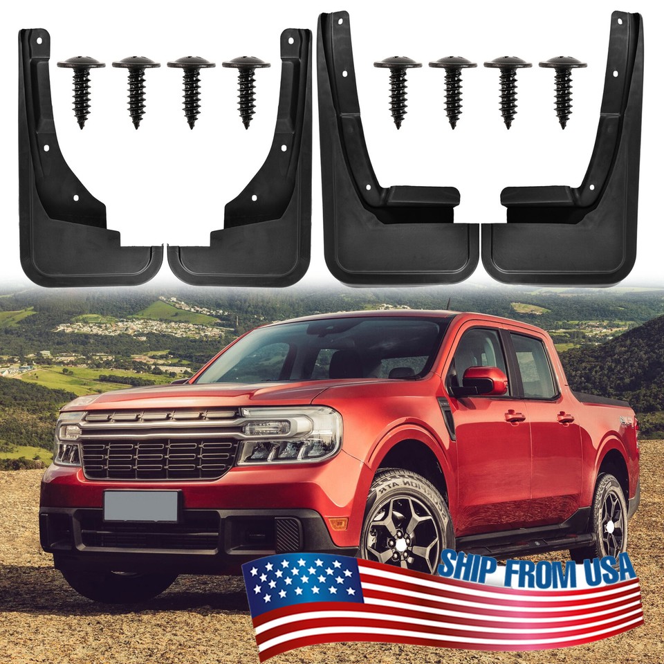 Mud Flaps for Ford Maverick 2022-25 Splash Guards Mudguard No Drilling ...
