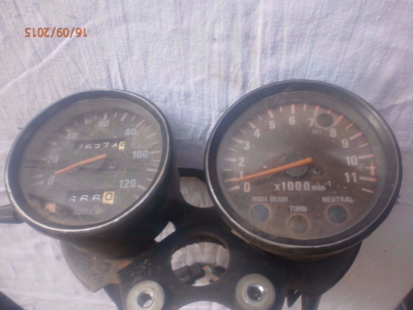 honda mtx 50 80 mtx 125 genuine speedometer tachometer gauges mtx80 mt8 ...