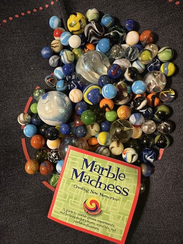 Knuckle Down marbles And Play Mat Old Game | eBay