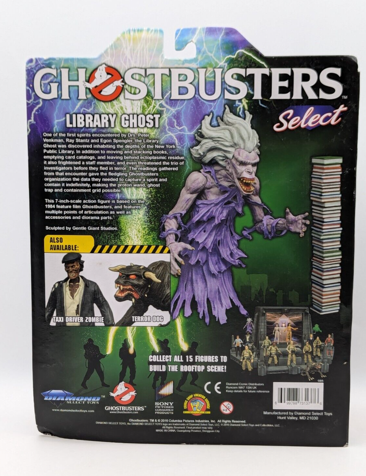 Ghostbusters - Library Ghost - Diamond Select Toys Figure New | eBay