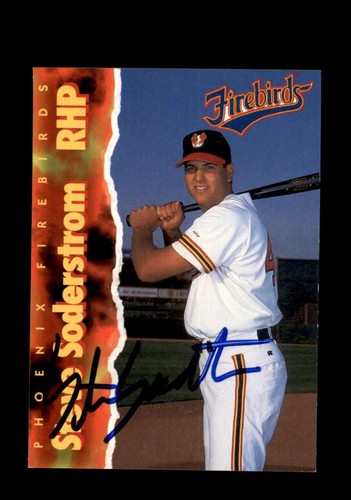 Steve Soderstrom Autograph Signed 1996 Keebler Phoenix Firebirds | eBay