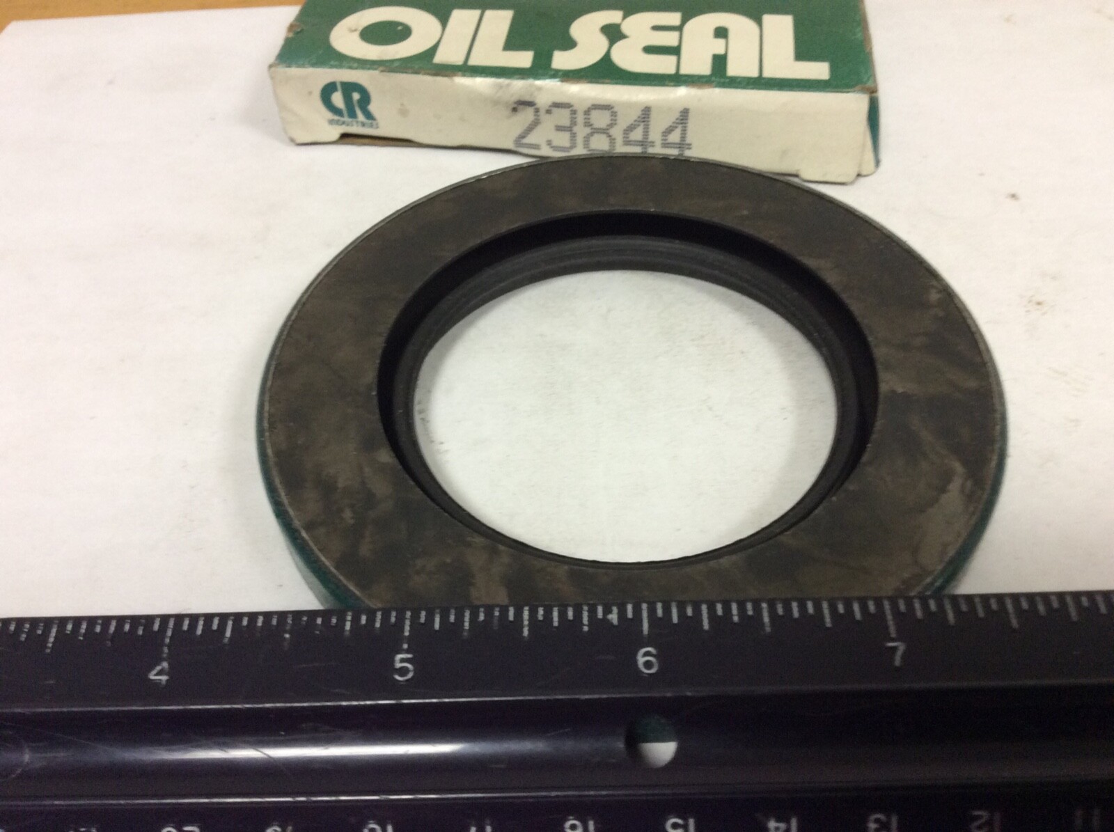 New CR 23844 Oil Seal, Single Lip, 2.375" ID, 3.876" OD, .4375" Width ...