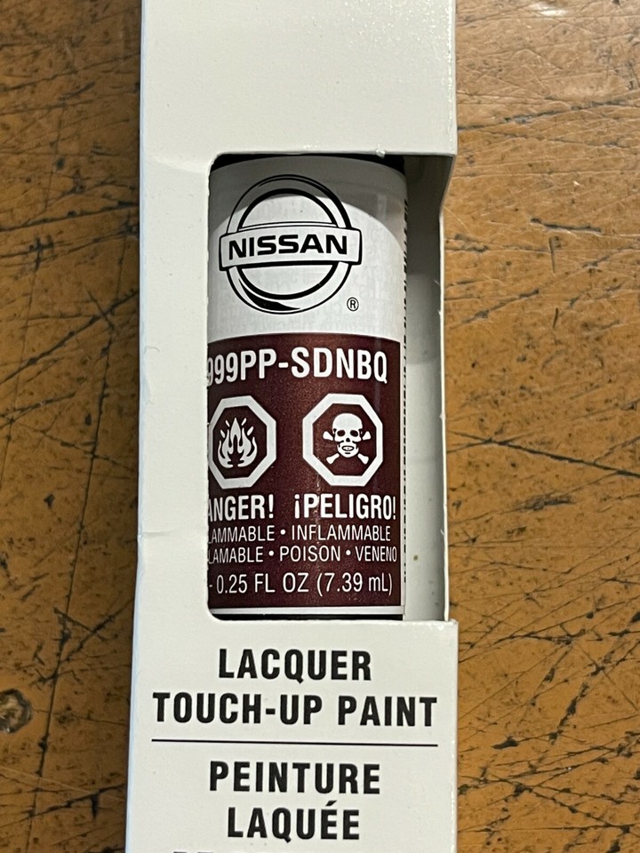 OEM Nissan Touch-Up Paint + Clear Coat "ROSEWOOD METALLIC" Color Code ...