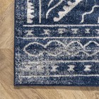 nuLOOM Spencer Aztec Trellis Area Rug in Blue Transitional Moroccan ...