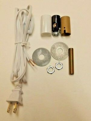 MAKE A MINI LAMP KIT WITH CANDELABRA SOCKET,WHITE CORD SET W/LINE ...
