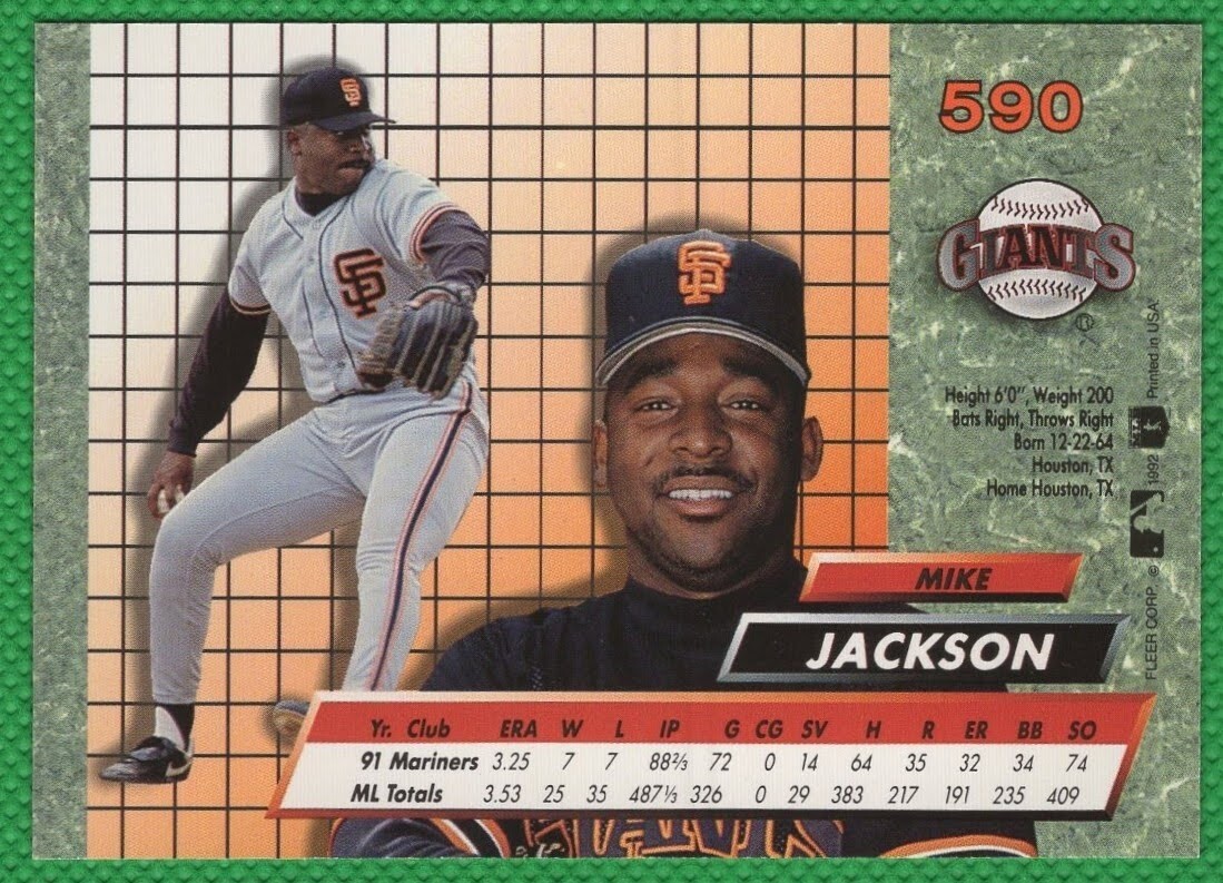 1992 Fleer Ultra - #590 Mike Jackson for sale online | eBay