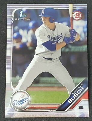 Michael Busch 2019 1st Bowman Draft BD-57 Rookie Card Dodgers/Cubs QTY ...