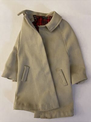 Vintage Mattel Barbie Ken Doll Rally Day #788 Tan Jacket Coat-Plaid ...