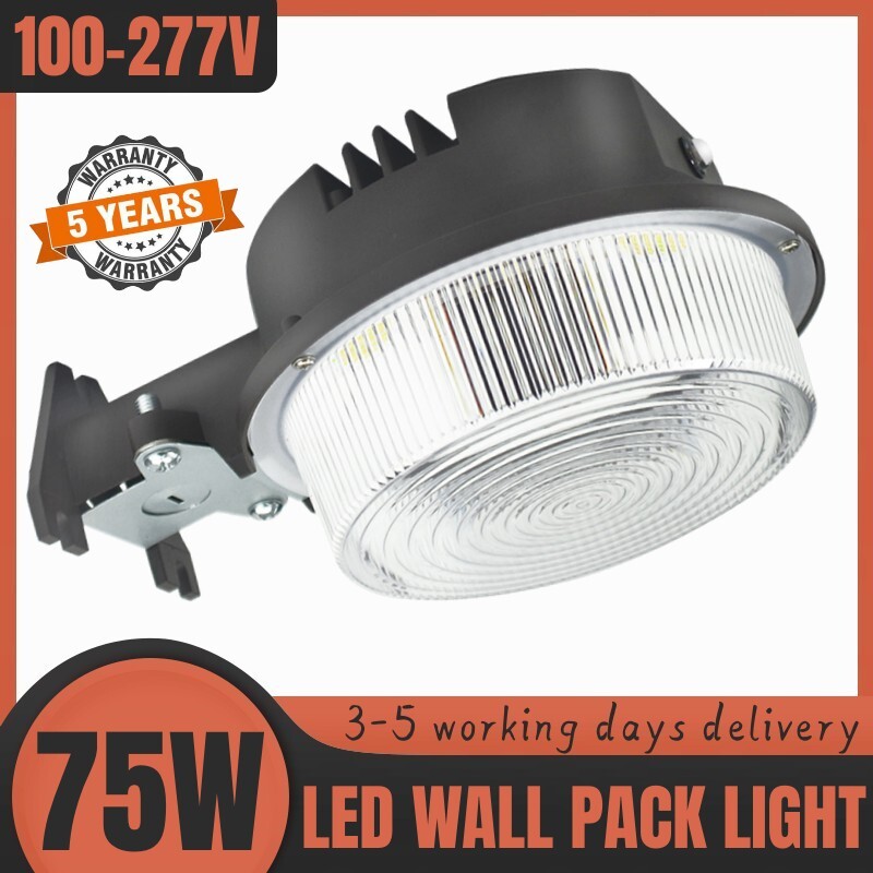 LED Barn Light 75 Watt,8400 Lumen Dusk to Dawn Outdoor Lighting with ...