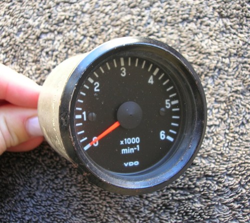 VDO RPM Gauge Car Clock Vintage Accessory Germany Porsche 911 VW BMW MB ...