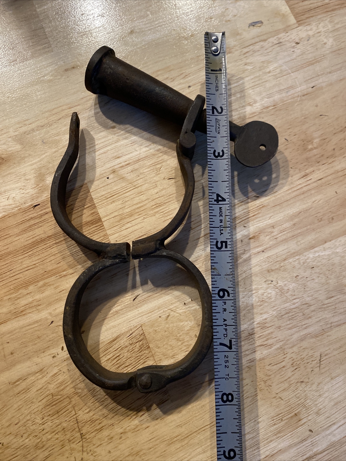 Police Shackle Handcuffs Metro London Patina Collector Man Cave ...