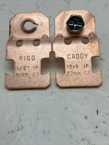 LOT OF 25 RIGD CADDY Conduit Unistrut Strap Clamp Copper 1/2” IP | eBay