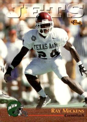 1996 Classic NFL Rookies #62 Ray Mickens | eBay