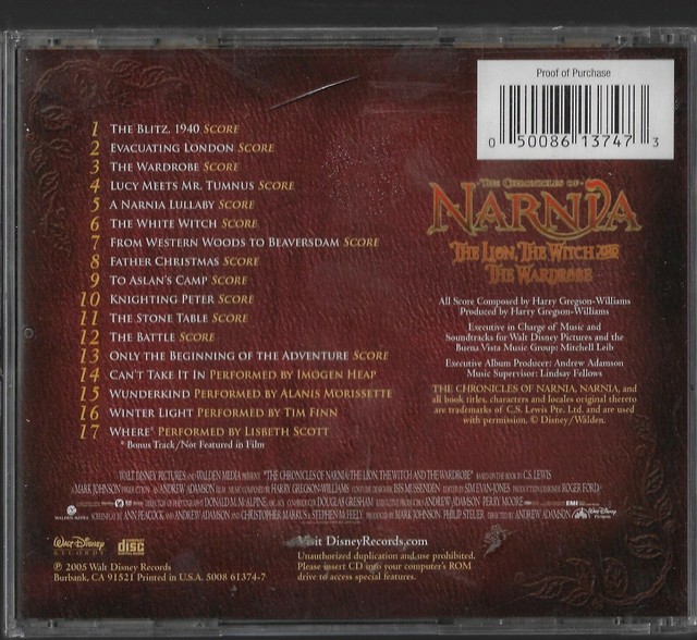 The Chronicles of Narnia: The Lion, the Witch and the Wardrobe ...