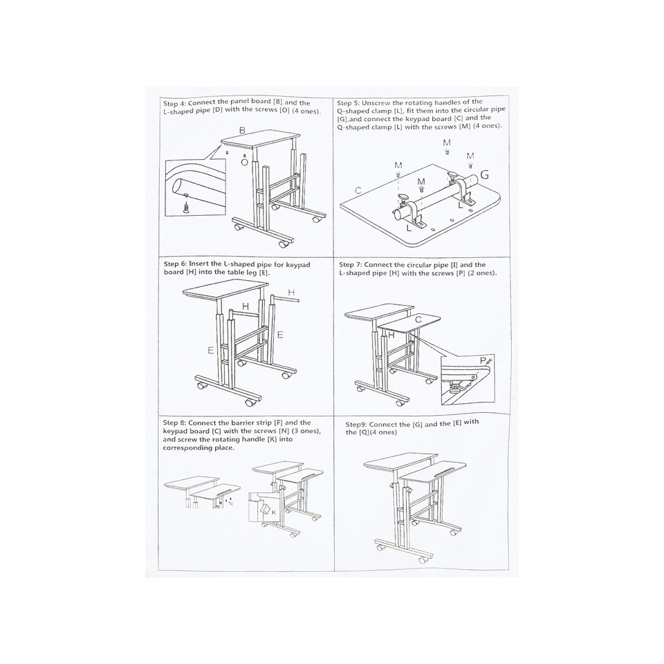 Adjustable Height Stand Up Desk Mobile Workstation Laptop Desk w/Wheels Home | eBay