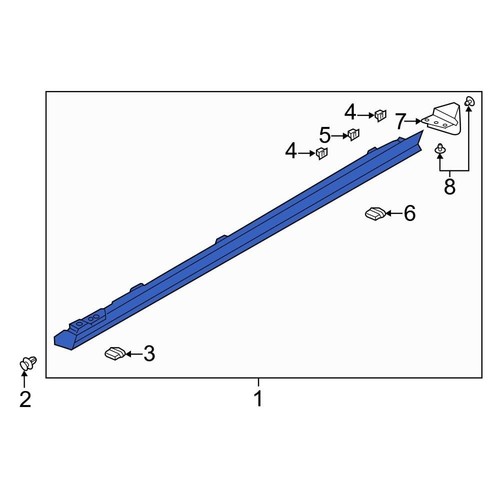 For Mazda 3 2019-2021 Mazda BCJH51P40D13 Right Rocker Panel Guard | eBay