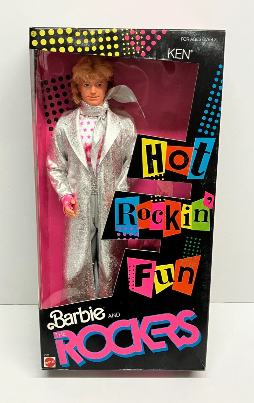 vintage / original 1986 Mattel Barbie THE ROCKERS Ken #3131 Hot Rockin' Fun