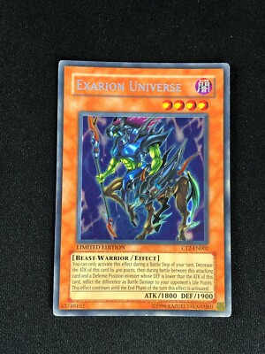 YUGIOH EXARION UNIVERSE CT2-EN002 SECRET HP/CREASES | eBay