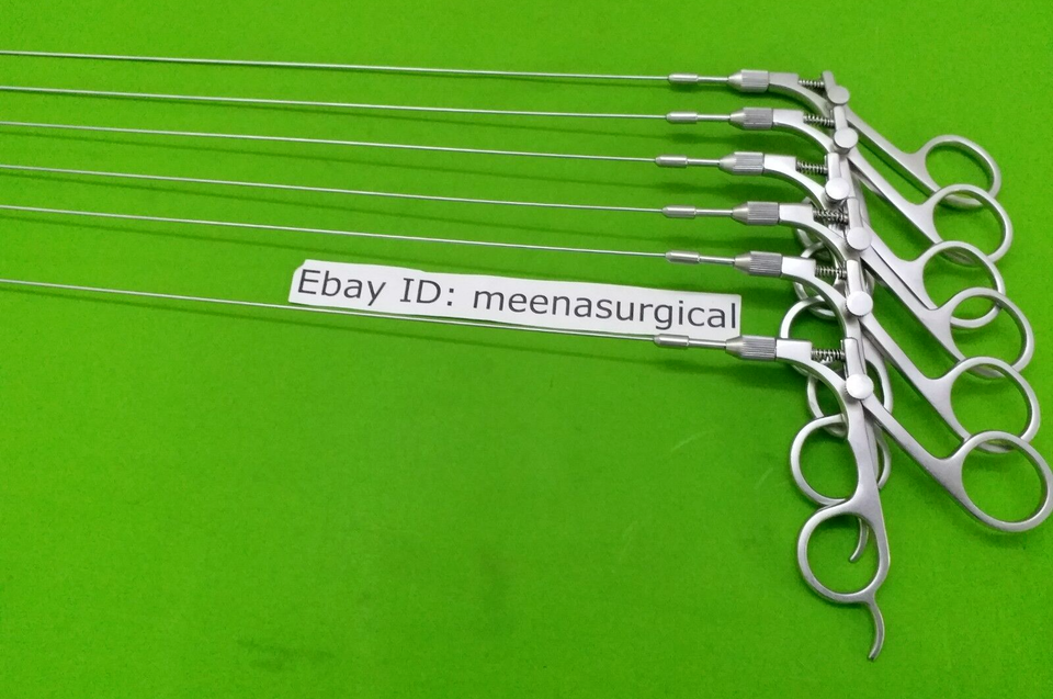 6pc Hysteroscopy Semi Regid Scissor 5FR 40cm Laparoscopic Surgical ...