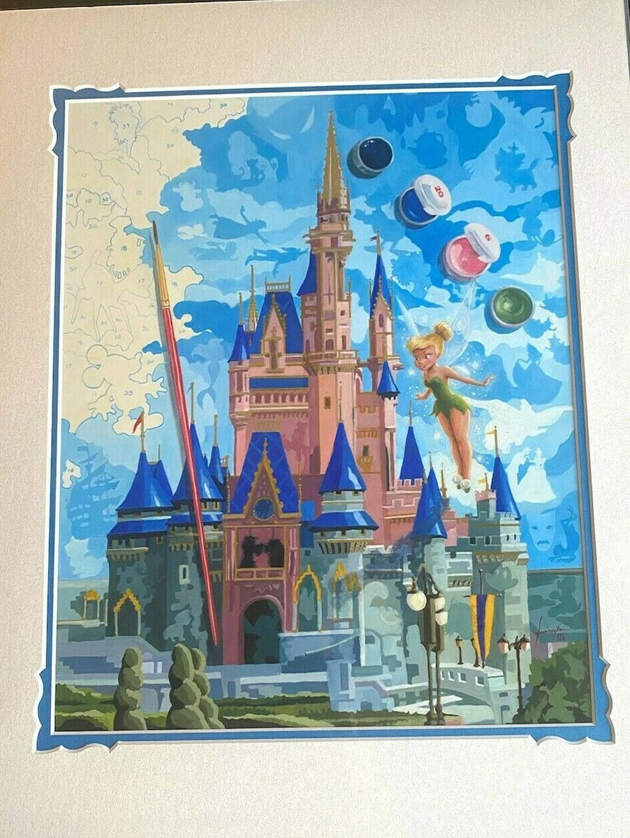 Disney Cinderella Castle Painting