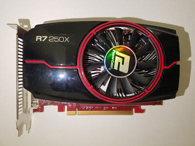 PowerColor Radeon R7 250X 1GB GDDR5 GPU AXR7 250X 1GBD5-HE | eBay